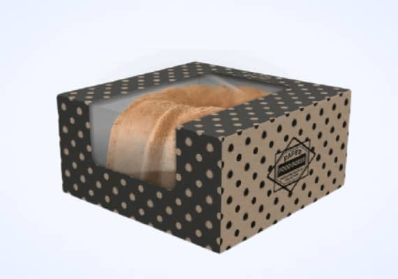 Custom Cake Box with PVC Window - Silver Edge Packaging