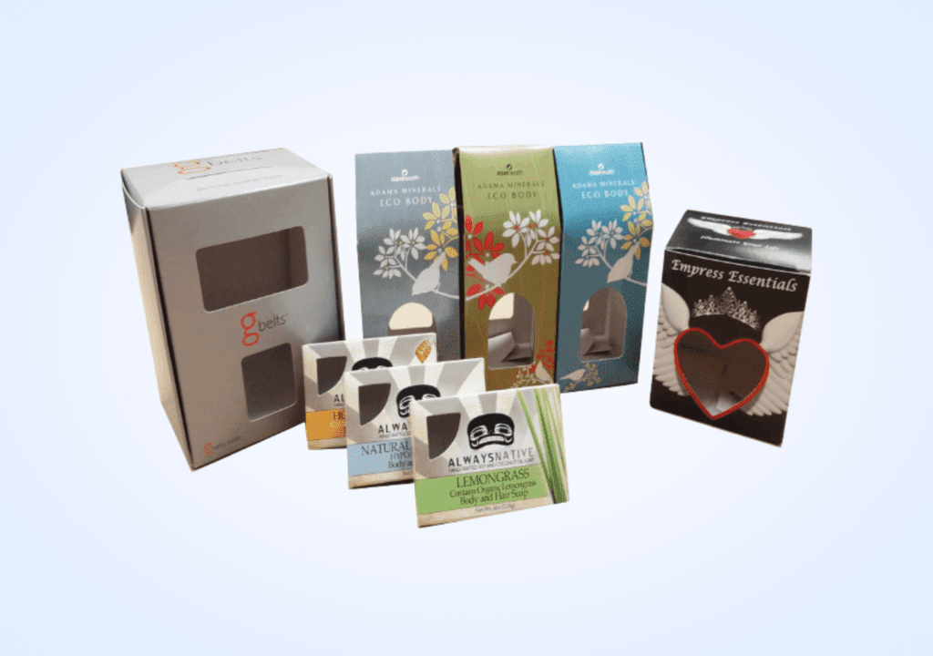 Custom Window Boxes In Bulk - Silver Edge Packaging