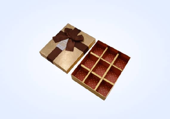 Custom Design Chocolate Gift Boxes - Silver Edge Packaging
