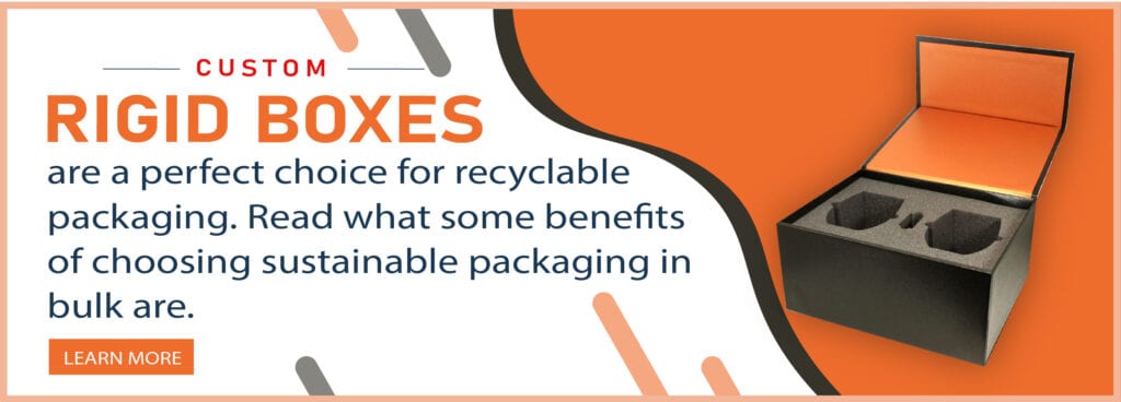 What is sustainable custom rigid boxes packaging?
