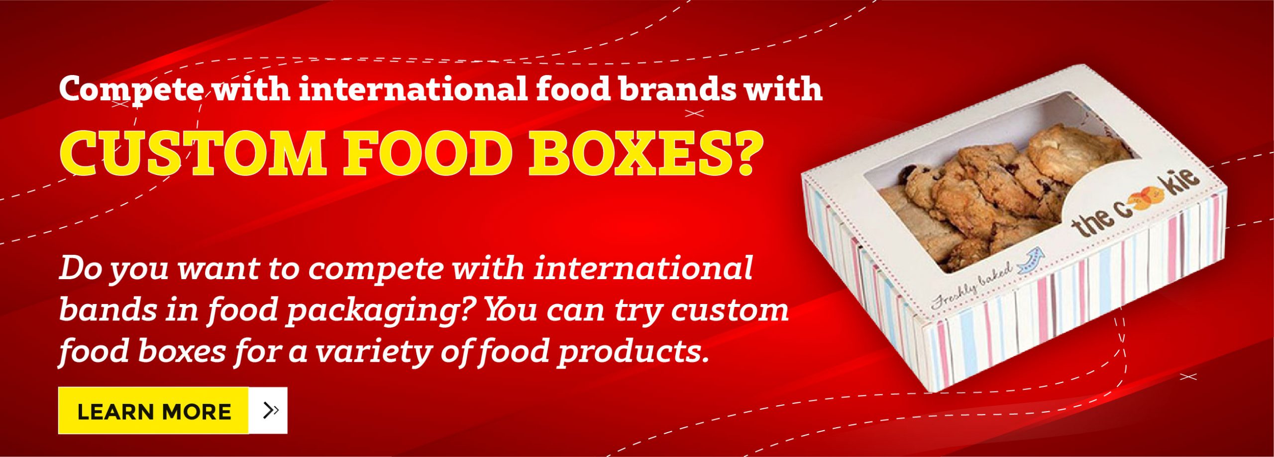 How to compete with international food brands with custom food boxes?