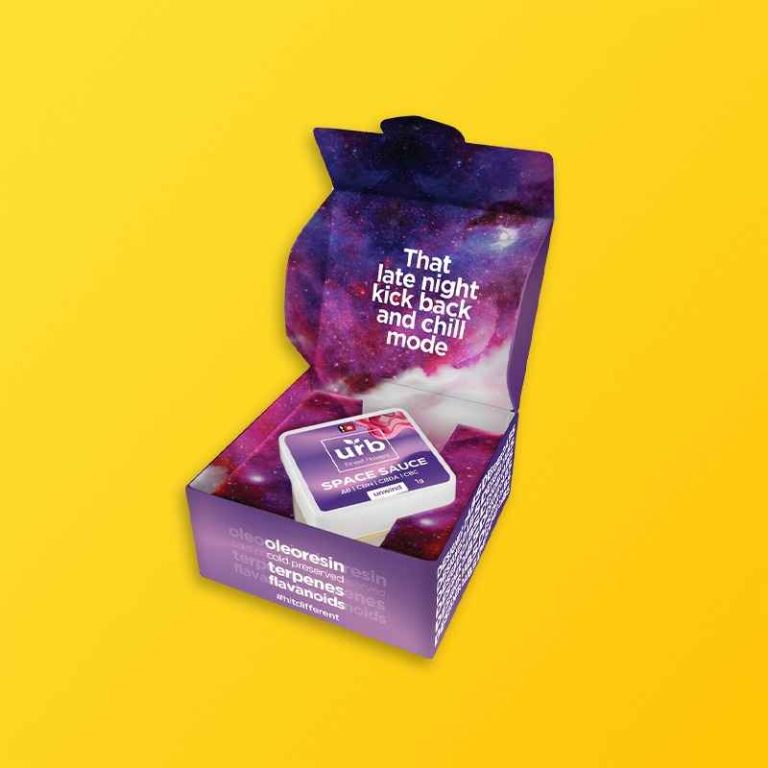 Custom Printed CBD BUD Packaging Boxes | Silver Edge Packaging