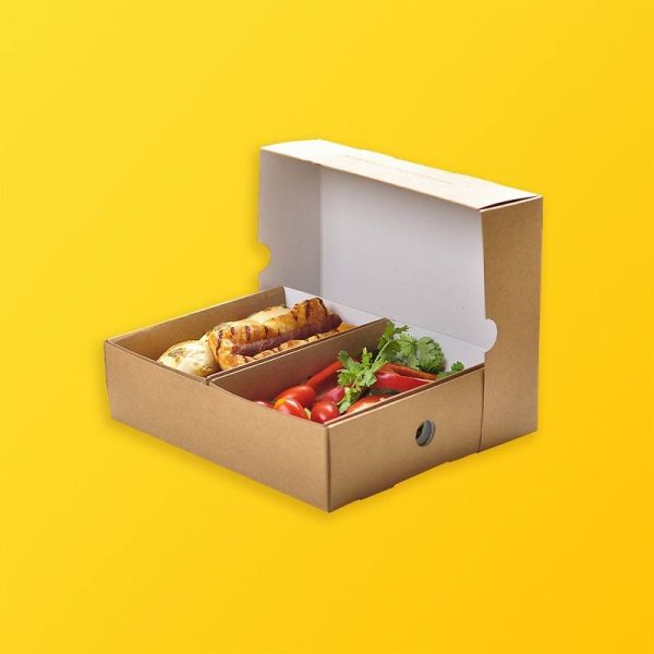Custom Design Kraft Food Boxes | Silver Edge Packaging