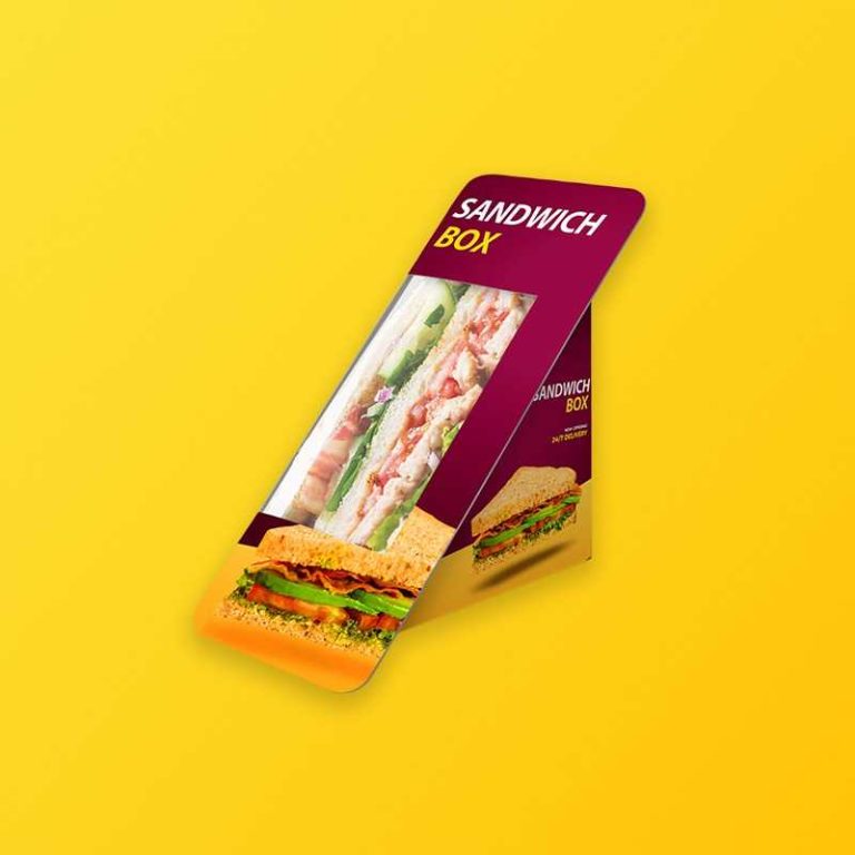 Custom Design Sandwich Boxes | Silver Edge Packaging