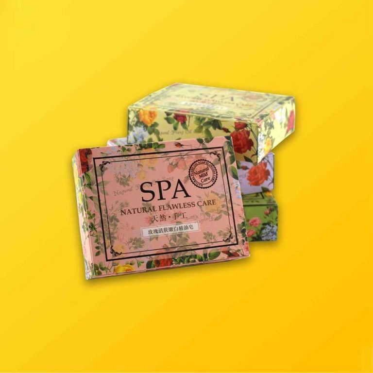 Custom Handmade Soap Boxes Silver Edge Packaging