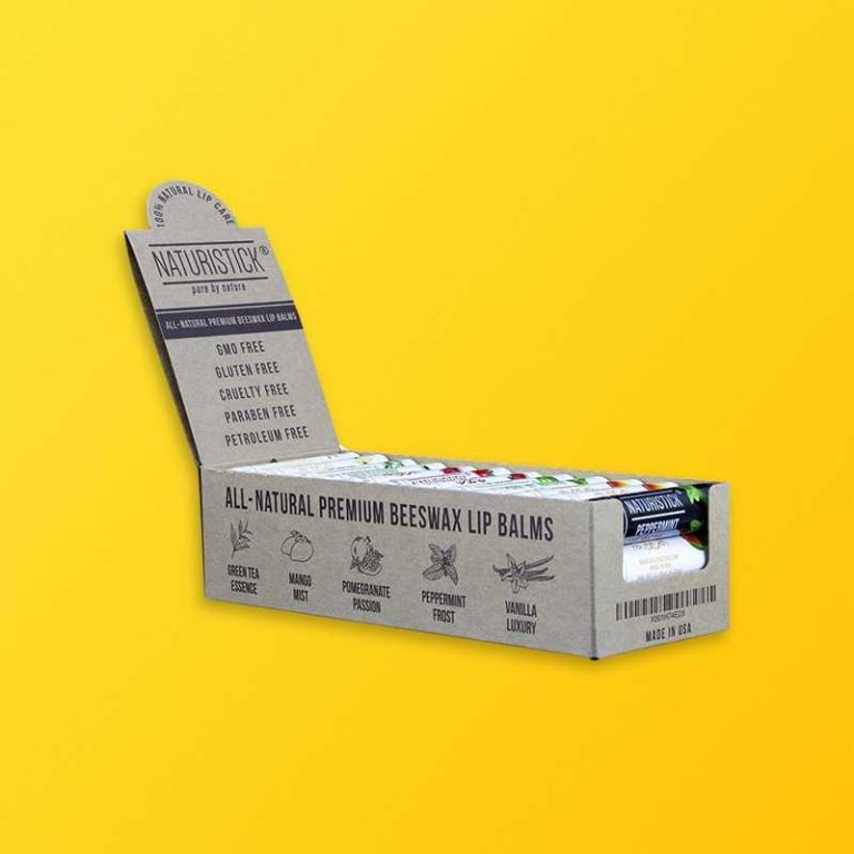 Custom Lip Balm Display Boxes Wholesale | Silver Edge Packaging