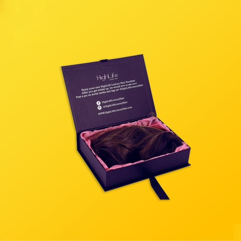 Custom Hair Extension Boxes | Hair Extensions Packaging Boxes