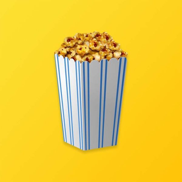 Large Popcorn Boxes | Silver Edge Packaging