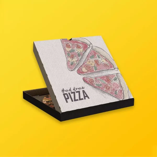 Custom Digital Printed Pizza Boxes Wholesale | Silver Edge Packaging