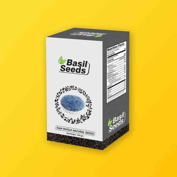 Get Basil Seeds boxes in bulk | Silver Edge Packaging