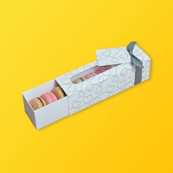 Grab Custom Sleeve and Tray Macaron Boxes for Cheap Prices
