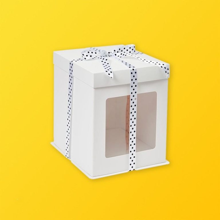 Get Custom Printed Cake Boxes with Free Design | Silver Edge Packaging