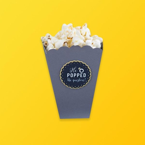 Large Popcorn Boxes | Silver Edge Packaging