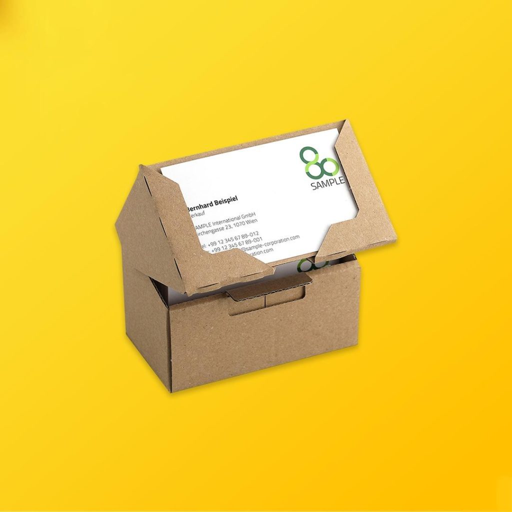 Custom Cardboard Business Card Boxes | Silver Edge Packaging