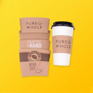 Custom Coffee Cup Sleeves | Silver Edge Packaging