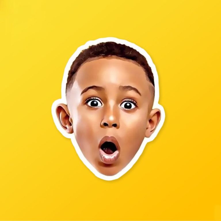 Custom Face Stickers | Silver Edge Packaging