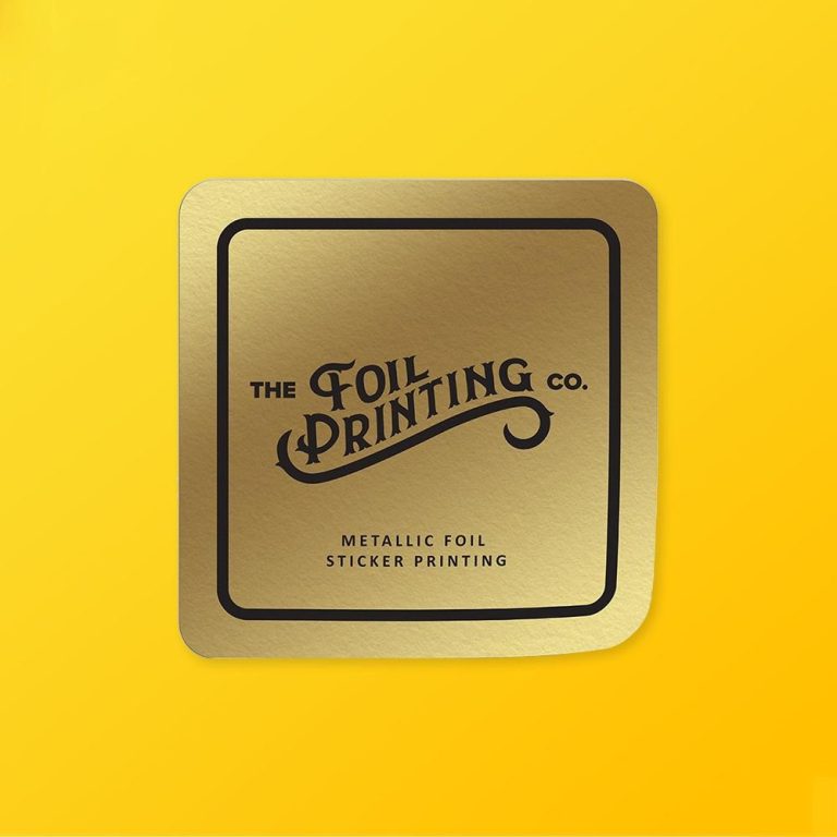 Custom Foil Stickers | Silver Edge Packaging
