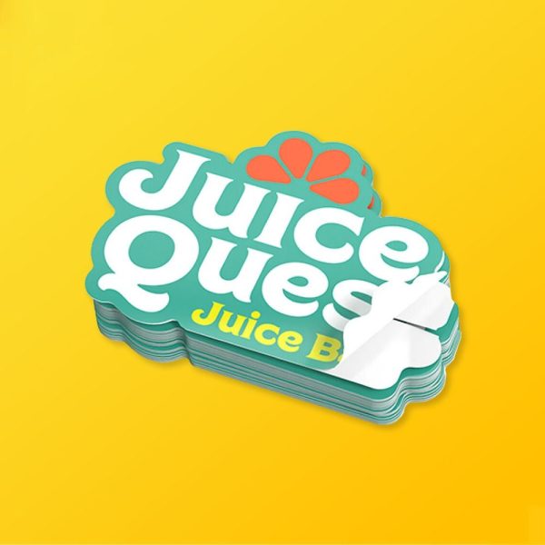 Custom Large Stickers | Silver Edge Packaging