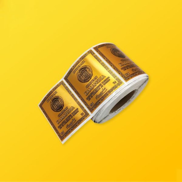 Custom Metallic Stickers | Silver Edge Packaging