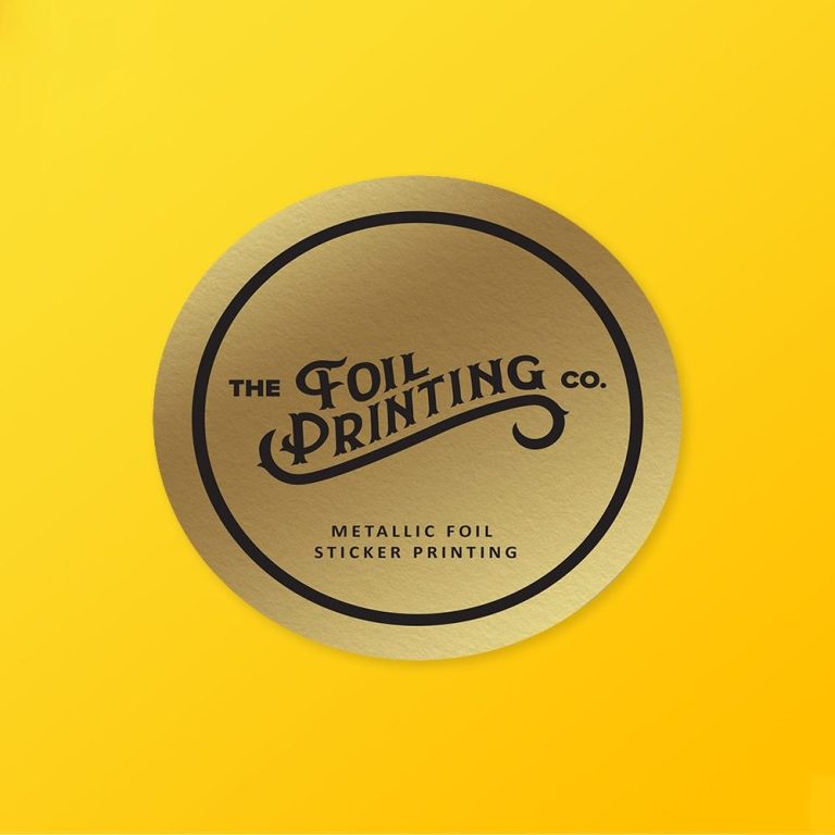 Custom Metallic Stickers | Silver Edge Packaging