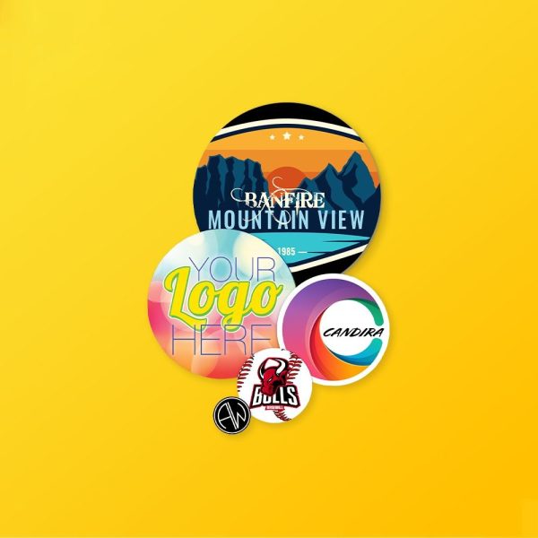 Custom Round Stickers | Silver Edge Packaging