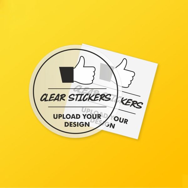 Custom Transparent Stickers | Silver Edge Packaging