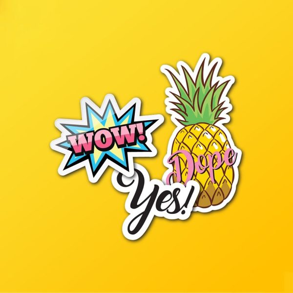 Custom Waterproof Stickers | Silver Edge Packaging