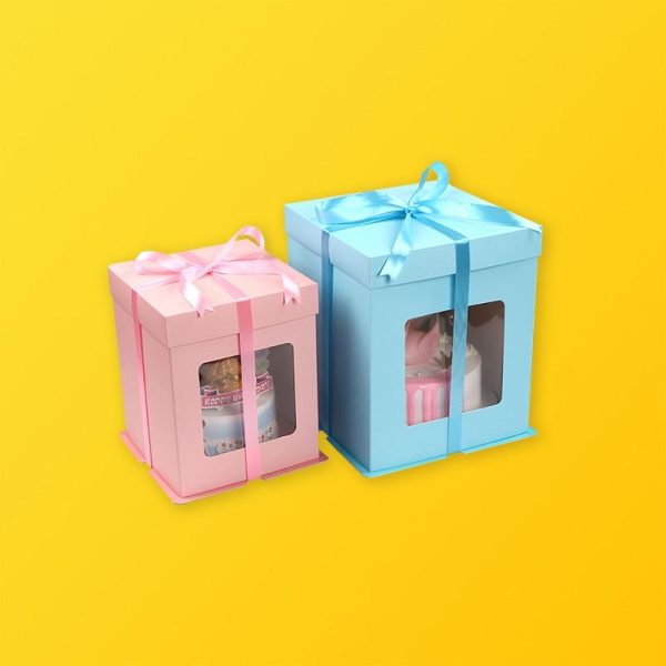 Custom Wedding Cake Slice Boxes | Silver Edge Packaging