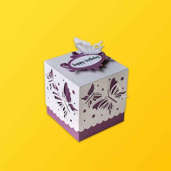 Butterfly Gift Box | Silver Edge Packaging