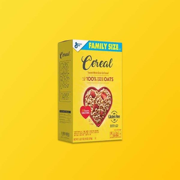 Branded Custom Cardboard Cereal Boxes Retail Ready