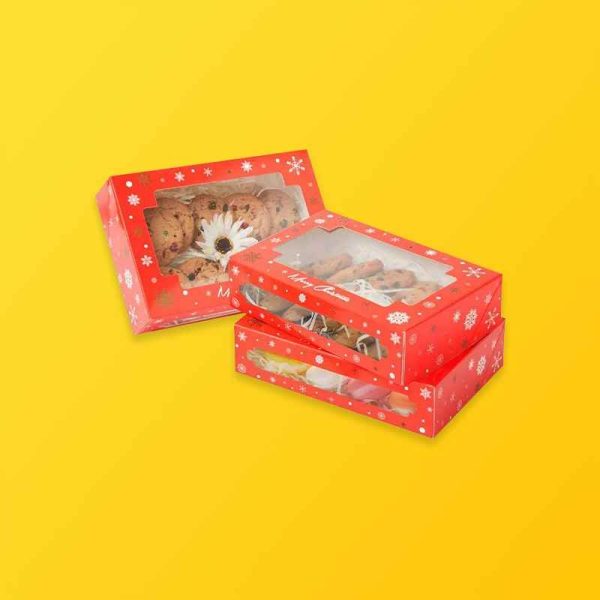 Custom Cookie Boxes with Window Bakeries and dessert shops