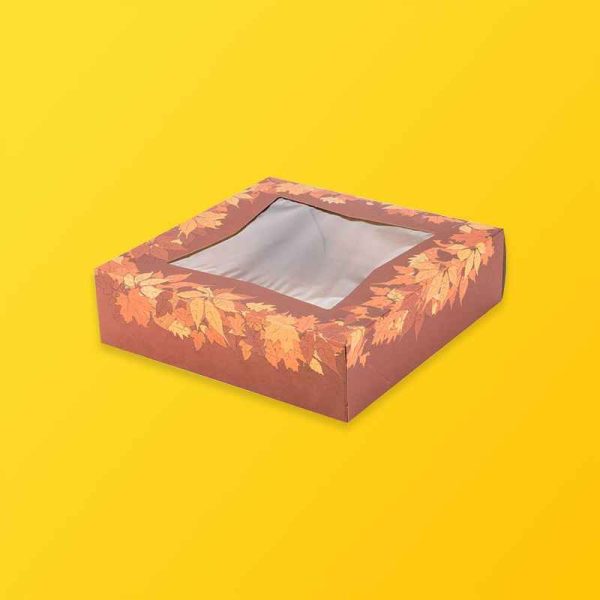 Pie Box with Window | Silver Edge Packaging