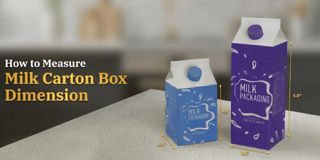 Measuring the Accurate Milk Carton Box Dimensions and Size