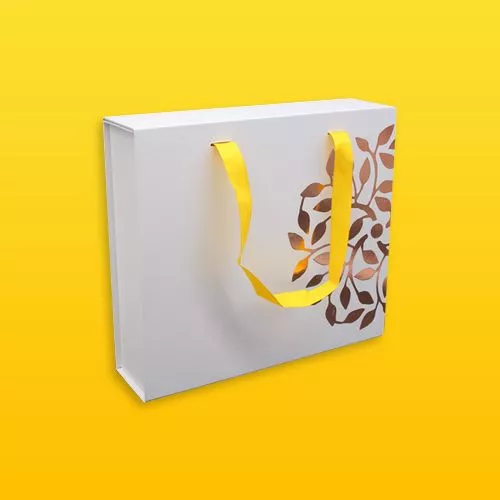 Custom Magnetic Boxes With Handle | Silver Edge Packaging