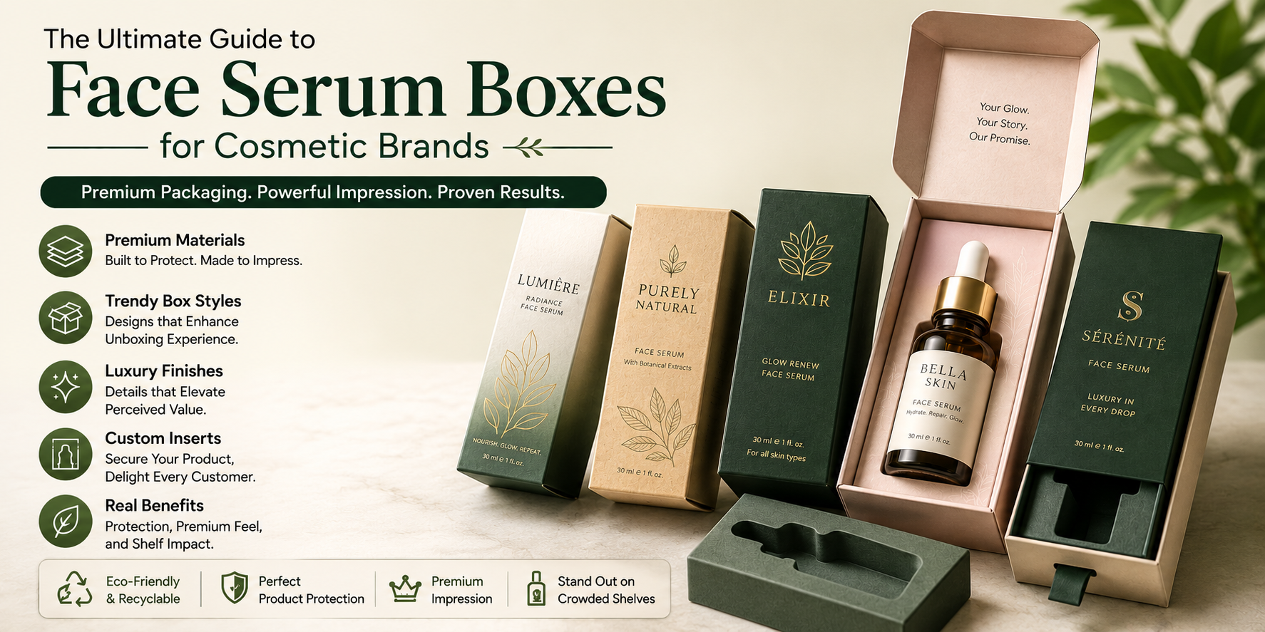 The Ultimate Guide to Face Serum Boxes for Cosmetic Brands
